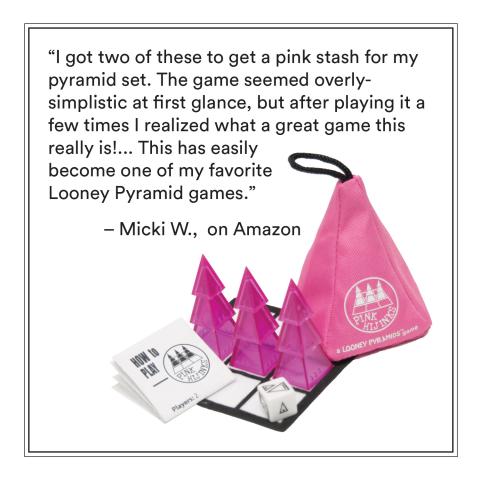 Pink Hijinks - Micki W. | Looney Labs